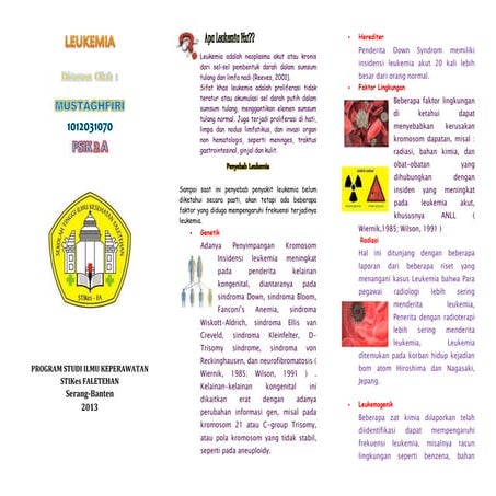 Leaflet Leukimia | DOCX