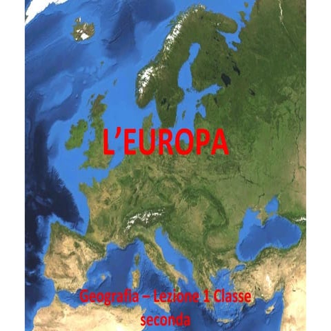 L’europa | PPT | Geography | Science