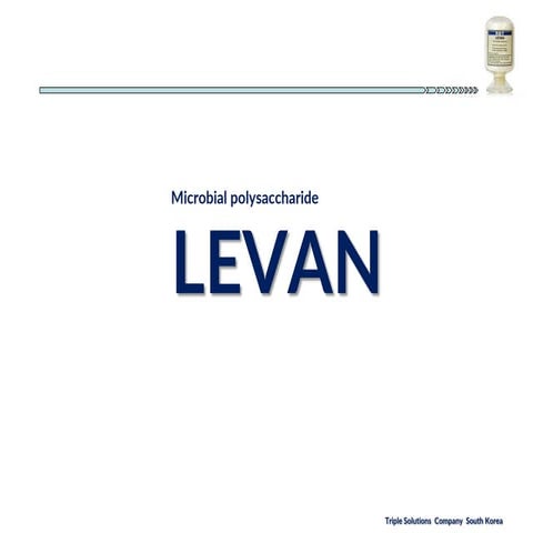 Levan microbial polysaccharide | PDF