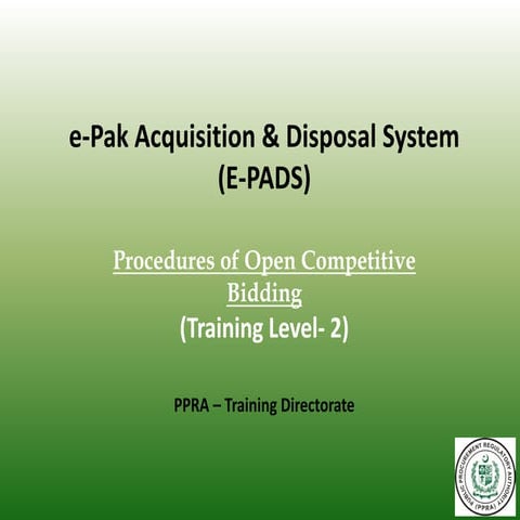 Ppra rules | PPTX