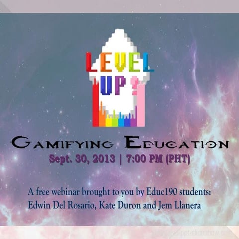 Level Up: Gamifying Education | PPTX | Educational Video Games | Video ...