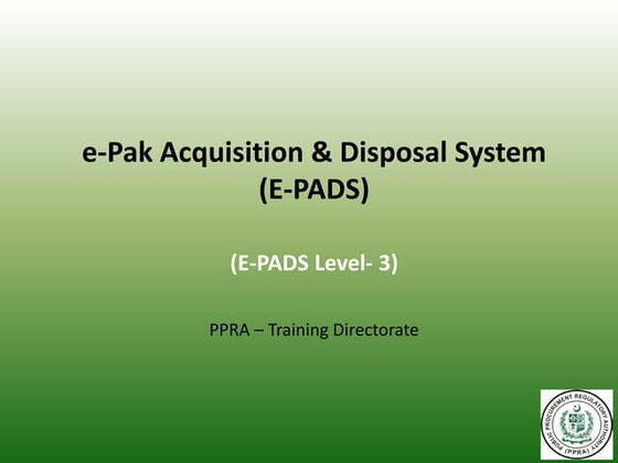 Procurement of services | PPT