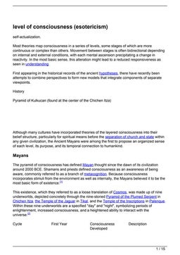 Lesson 1 what is consciousness | PPT