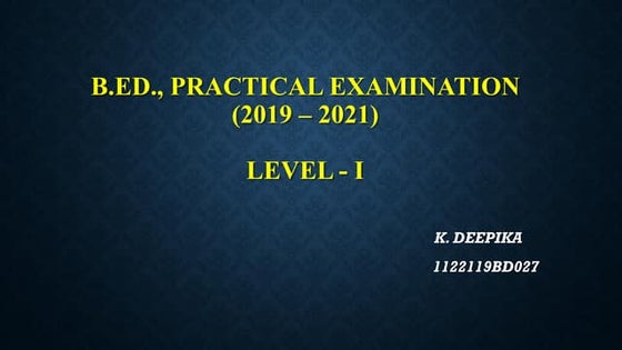 DISTRICT PRIMARY EDUCATION PROGRAMME | PPTX