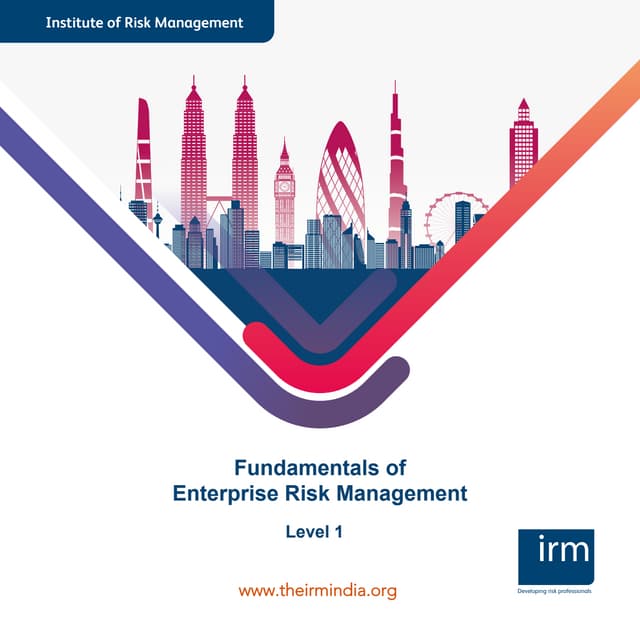 Fundamentals of Enterprise Risk Management Level 1 | PDF