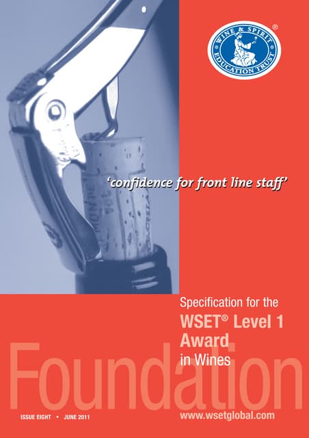 WSET LEVEL 1 | PDF