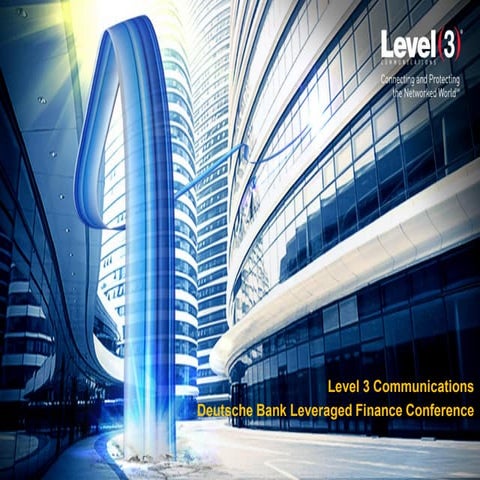 Deutsche Bank 23rd Annual Leveraged Finance Conference | PDF