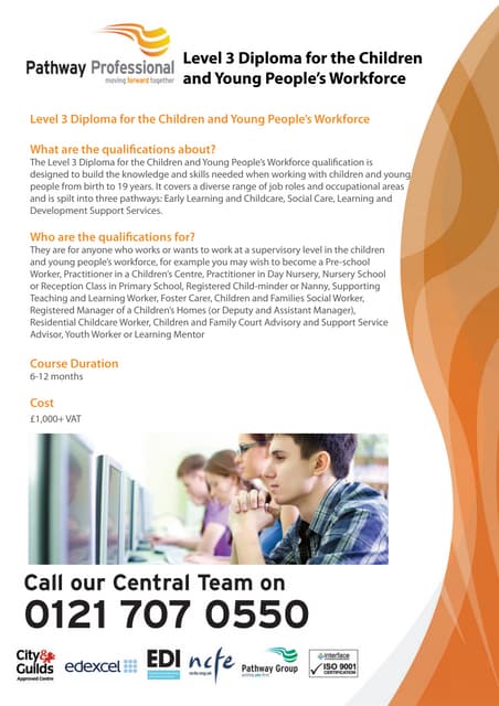 Level 2 Certificate for the Children and Young People's Workforce | PDF ...