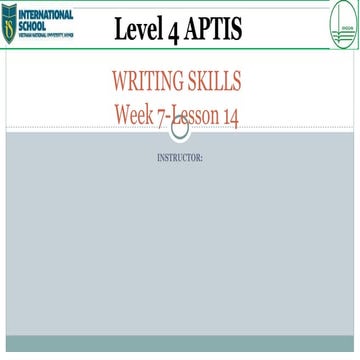 Practice-Level 4- Aptis Writing- Lesson 14.pptx