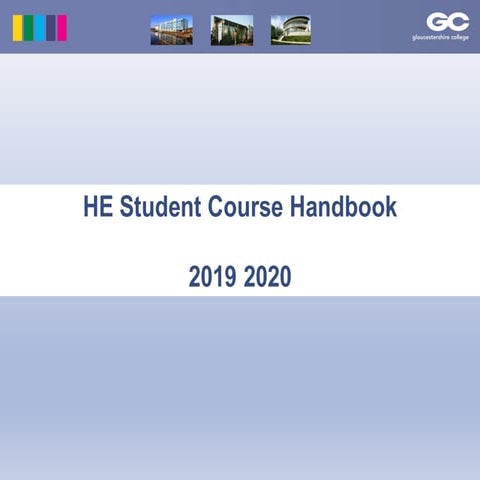 Gloscol HNC Construction Level 4 handbook 2021 | PPTX