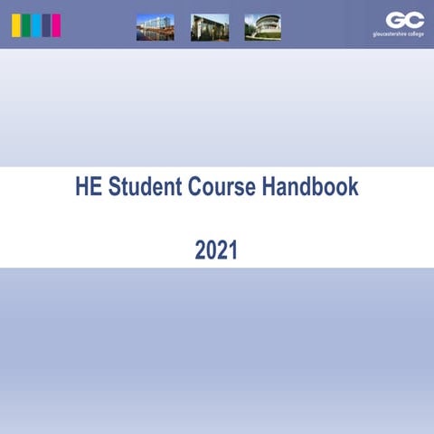 Gloscol HNC Construction Level 4 handbook 2021 | PPTX