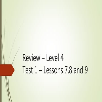 Level4 review | PPTX | Weather | Science