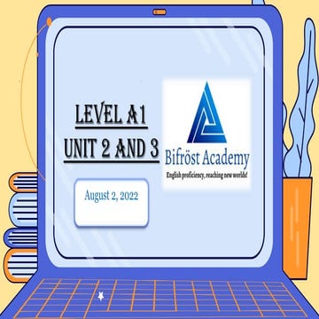 LEVEL A1 - UNIT 2 DEFINITIVO.pptx