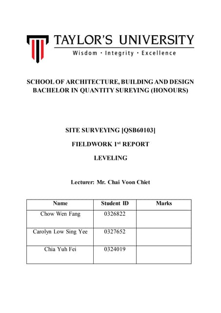 Closed Traverse Surveying - Report | DOCX