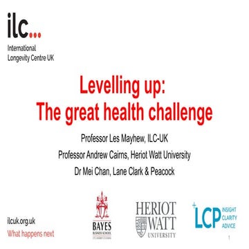 Levelling up health - Slides Final.pptx | Illegal Drugs, Tobacco ...