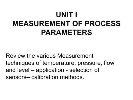 LEVEL MEASUREMENT: DIRECT METHOD | PPTX | Physics | Science