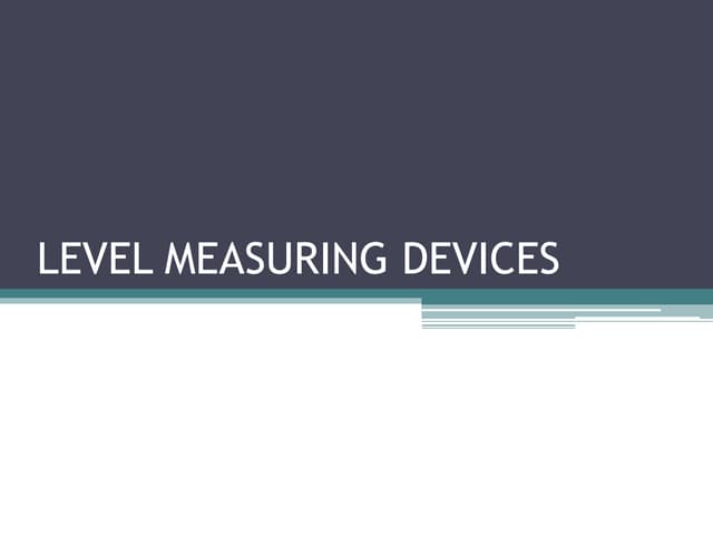 Measuring instruments ppt | PPTX