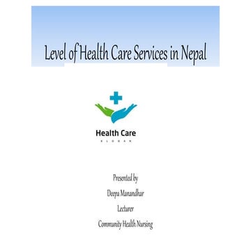 Organogram/ Organization Structure of Nepalese Health System (Updated ...