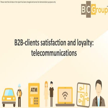Level of satisfaction and loyalty in B2B | PPT