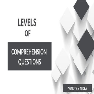 Levels-of-Comprehension-in-Reading-texts | PPT