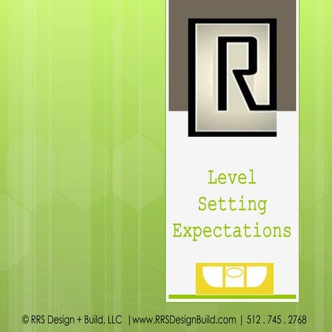 Setting Expectations in a Residential Remodel | PPT