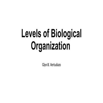 Levels of Organization Biology Presentation in a Pink Simple Style.pptx