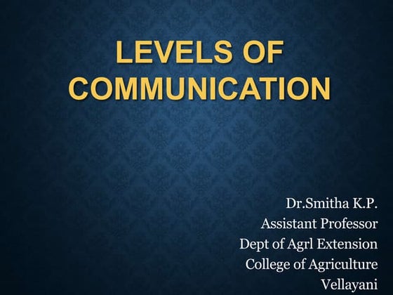 principles of communication | PPT