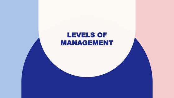 Levels of management | PPTX