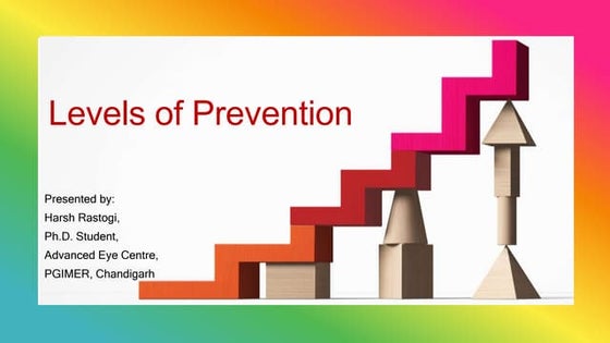 Levels of disease prevention | PPTX