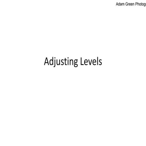 Photography Unit 4 LO4 Levels | PPTX