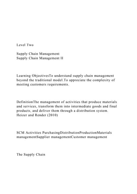 Electronic Supply Chain Management | PPTX