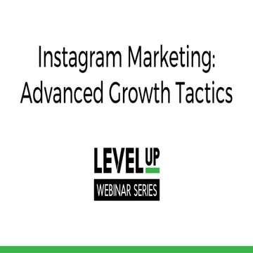 Instagram Best Practices 2017 | PPTX