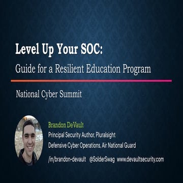 Level up your SOC - Guide for a Resilient Education Program.pdf