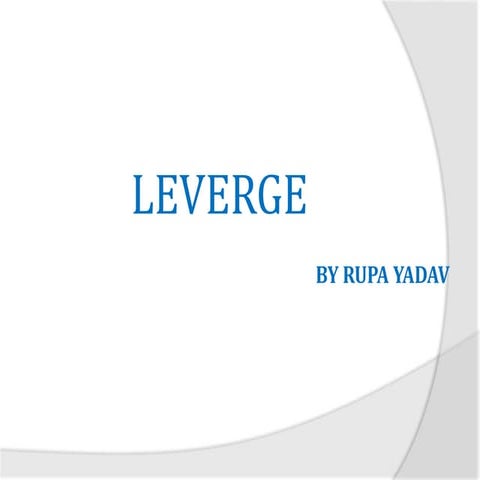 Leverage | PPTX