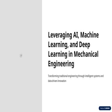 AI and ML in Submarine Design........... | PPTX