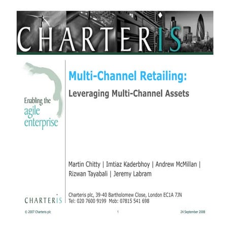 Cross-Channel Retailing: Leveraging Multi-Channel Assets (ARC ...