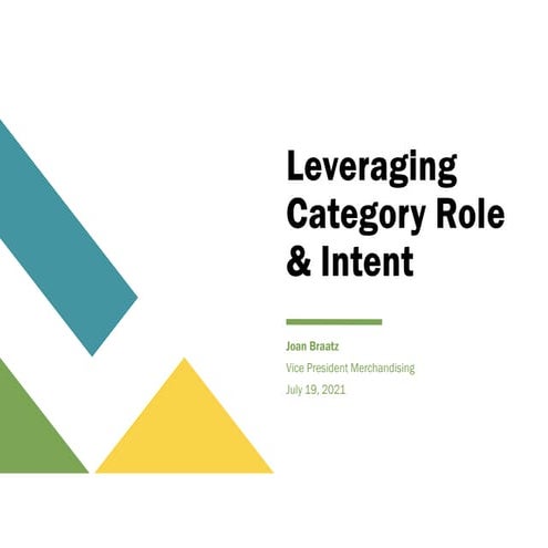 Leveraging Category Role and Intent | PDF