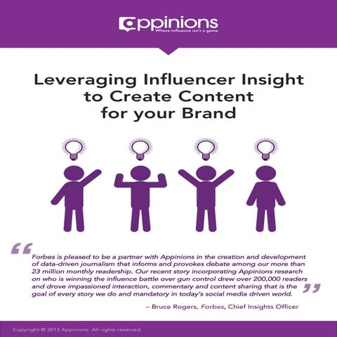 Case Study: Leveraging Influencer Insight to Create Content for your ...