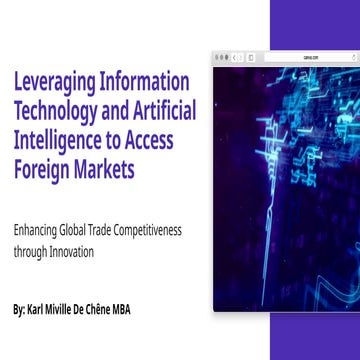 Leveraging Information Technology and Artificial Intelligence to Access ...