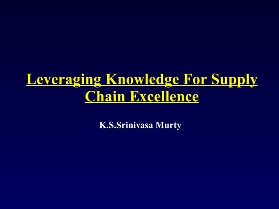 Knowledge management at accenture | PPT
