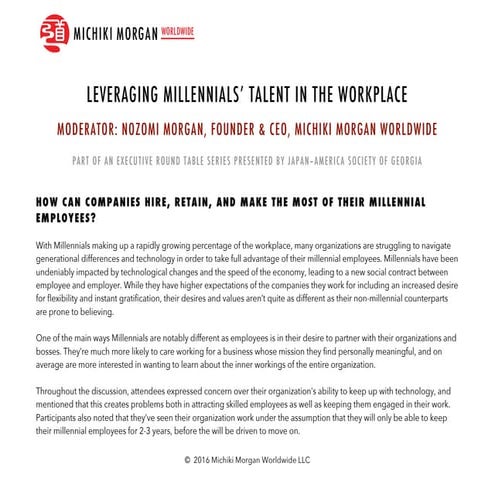 Challenges for Millennials Navigating the Job Market | PPTX