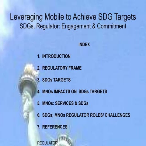 Internet of things Benefits for SDG´s | PPTX