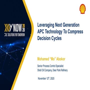 Leveraging Next Generation APC Technology to Compress Decision Cycles | PDF