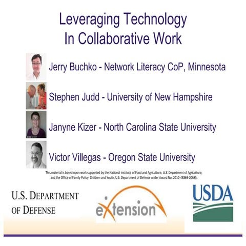 Leveraging Technology in Collaborative Work - Foundations | PPTX