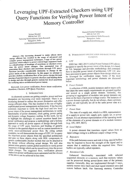 Upf Based Static Low Power Verification In Complex Power Structure Soc Design Using Vclp Pdf