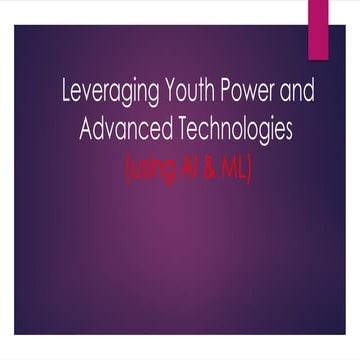 Leveraging Youth Power and Advanced Technologies.pptx