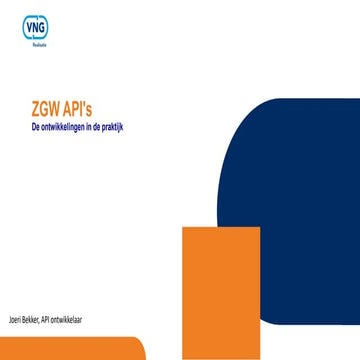 20190329 leveranciersbijeenkomst ZGW API's | PPT