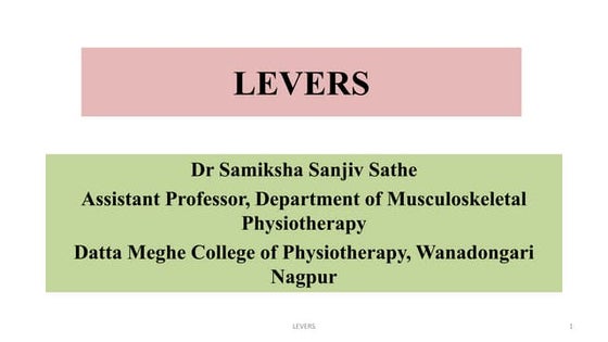 Active movement - Assisted exercises | PPT