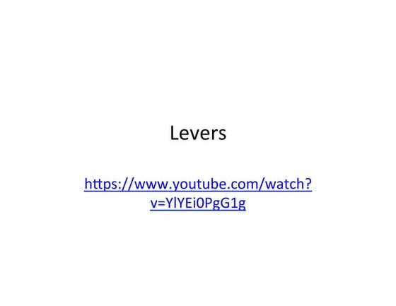 Lever and its types | PPTX