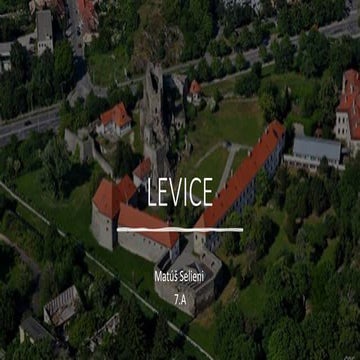 Levice - presentation about our town (Erasmus+ project) | PDF